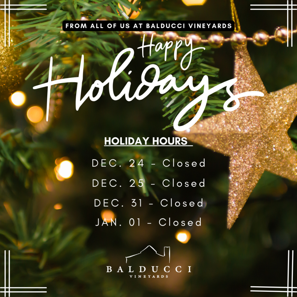 The Balducci Family Vineyard and Winery — Balducci Vineyards